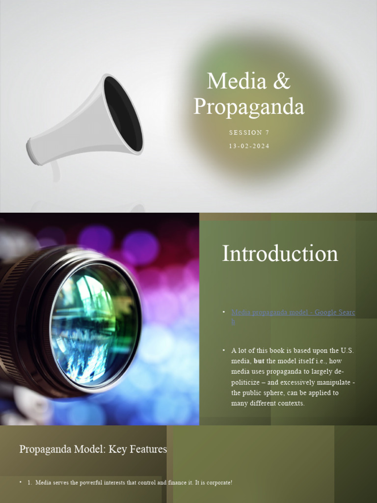 Session 7 (1) | PDF | Propaganda | Muammar Gaddafi