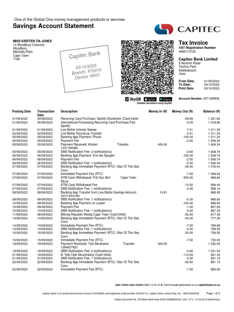 Account Statement | PDF | Payments | Cheque