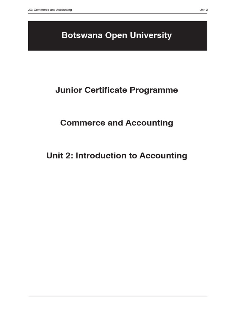 COA Unit 2 (Rebranded) | PDF | Sole Proprietorship | Bookkeeping