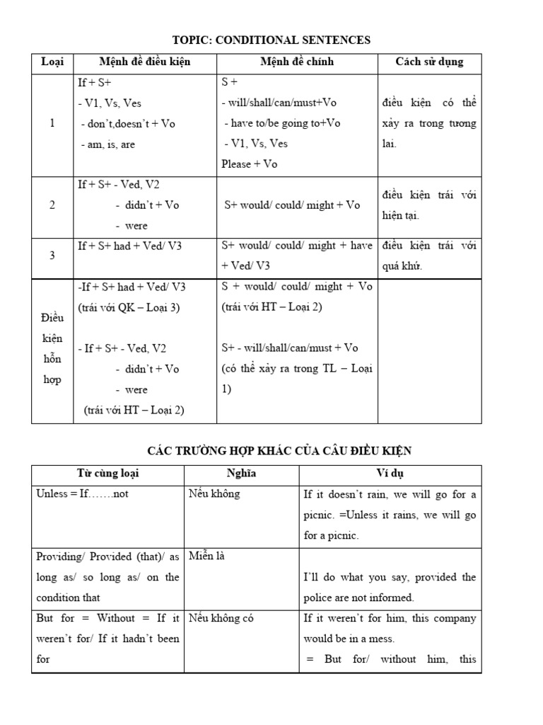 Conditional Sentences | PDF | Bias