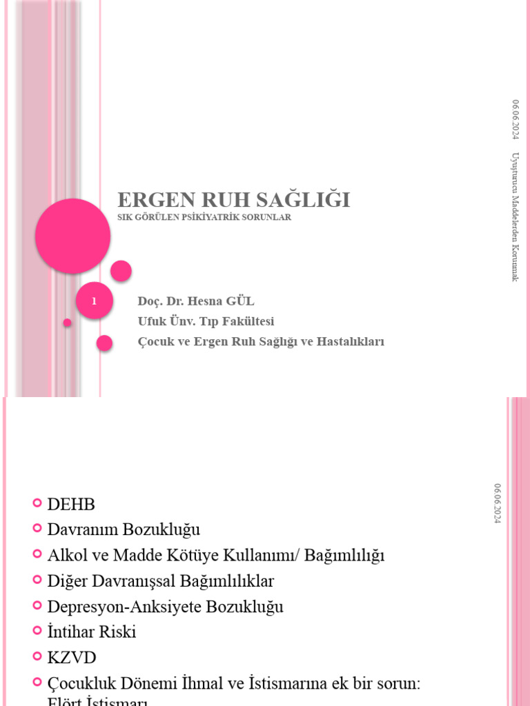 Ergen Ruh Sağliği | PDF