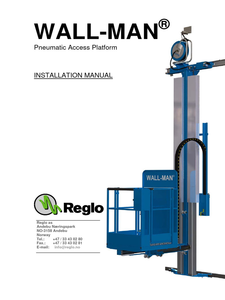 Installation Manual WALL-MAN | PDF | Door | Rail Transport