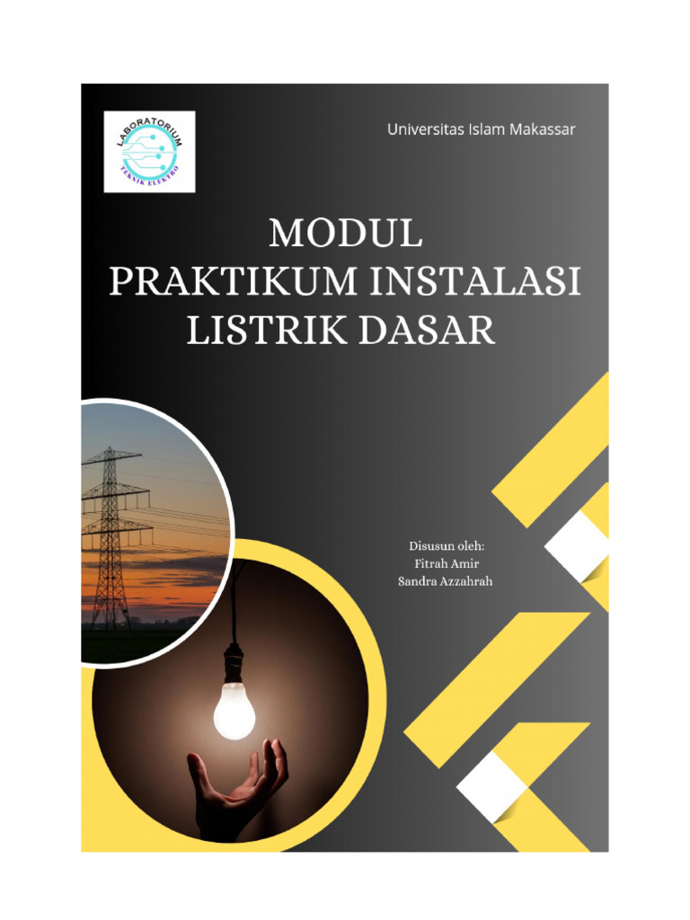 Modul Praktium Instalasi Listrik | PDF | Sains & Matematika | Teknologi & Rekayasa