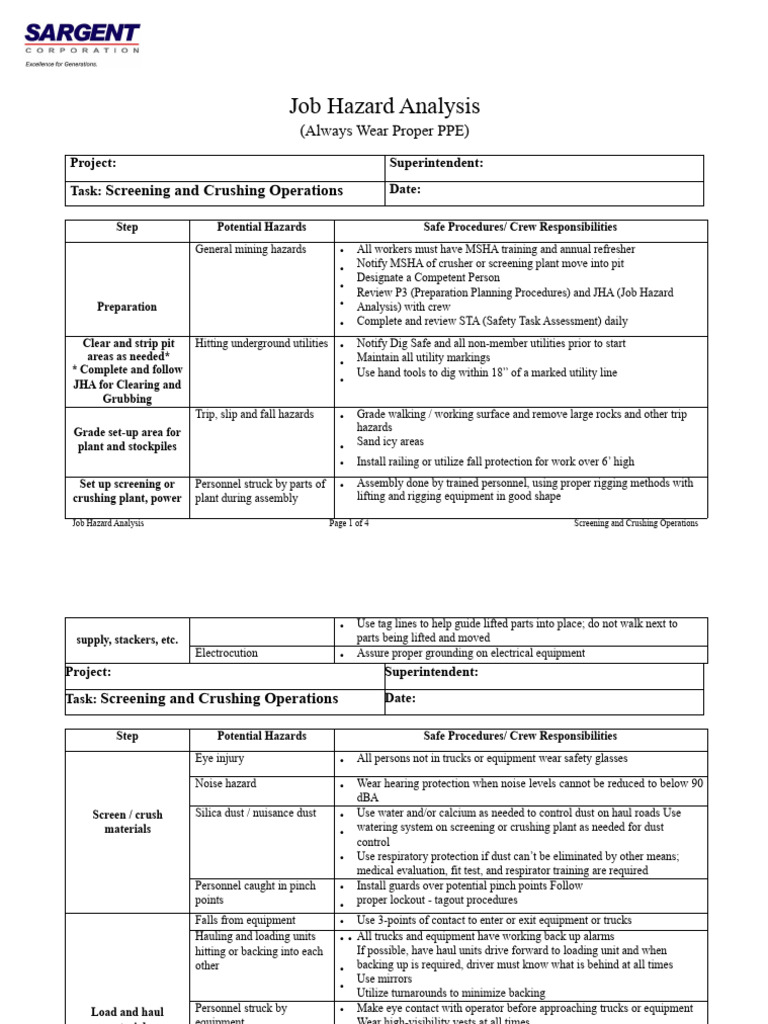 Screening and Crushing Operations 2016 Version | PDF | Truck | Personal ...