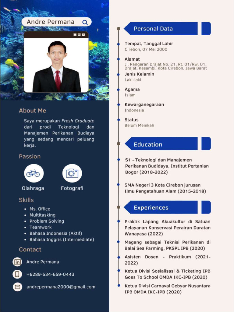 Resume - Andre Permana (MT Gacoan) | PDF