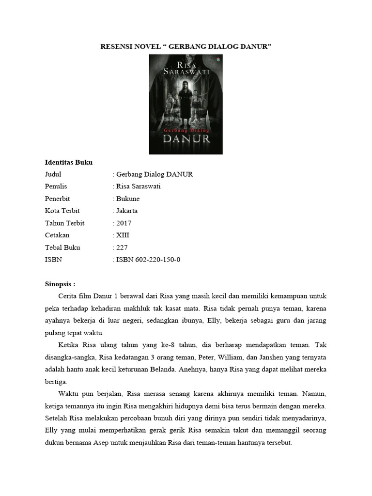 Resensi Novel | PDF | Fiksi Misteri, Thriller, & Kejahatan