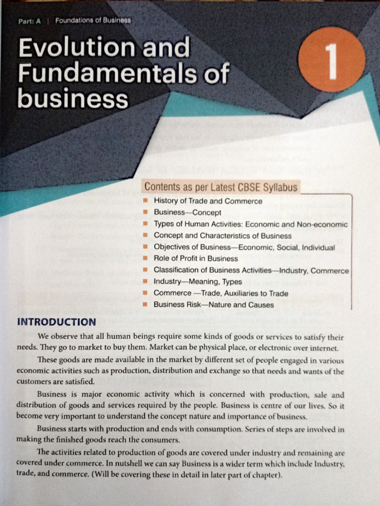 Business CH 1 | PDF | Market (Economics) | Trade