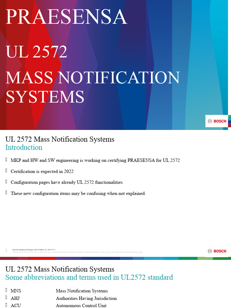 Praesensa Technical Product Training UL 2572 | PDF | Power Supply | Computing