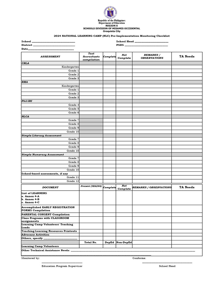 NLC-Forms | Download Free PDF | Education Theory | Pedagogy