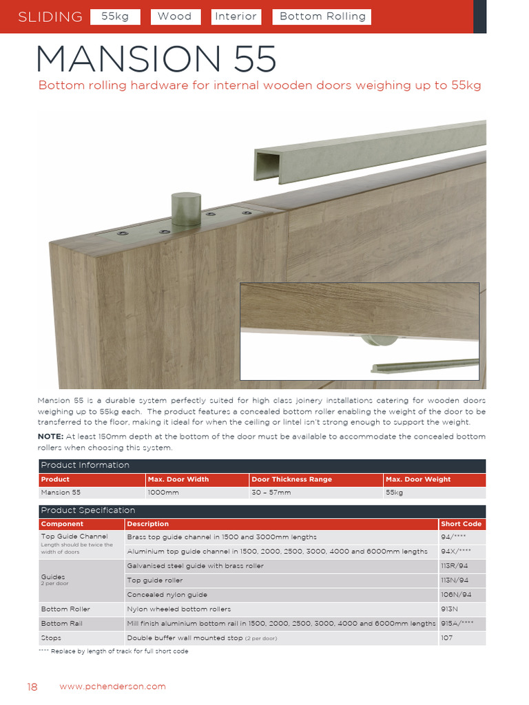 Mansion 55 Brochure Page 1 | PDF | Door | Building Engineering