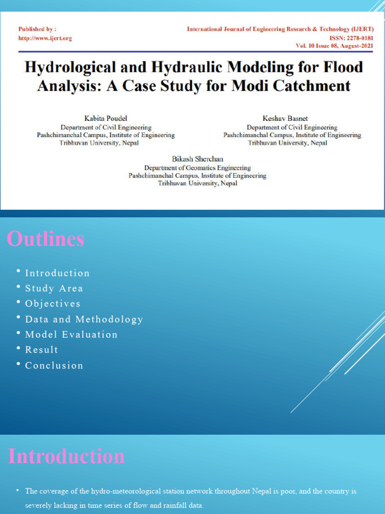 Paper Review Second | PDF | Flood | Hydrology
