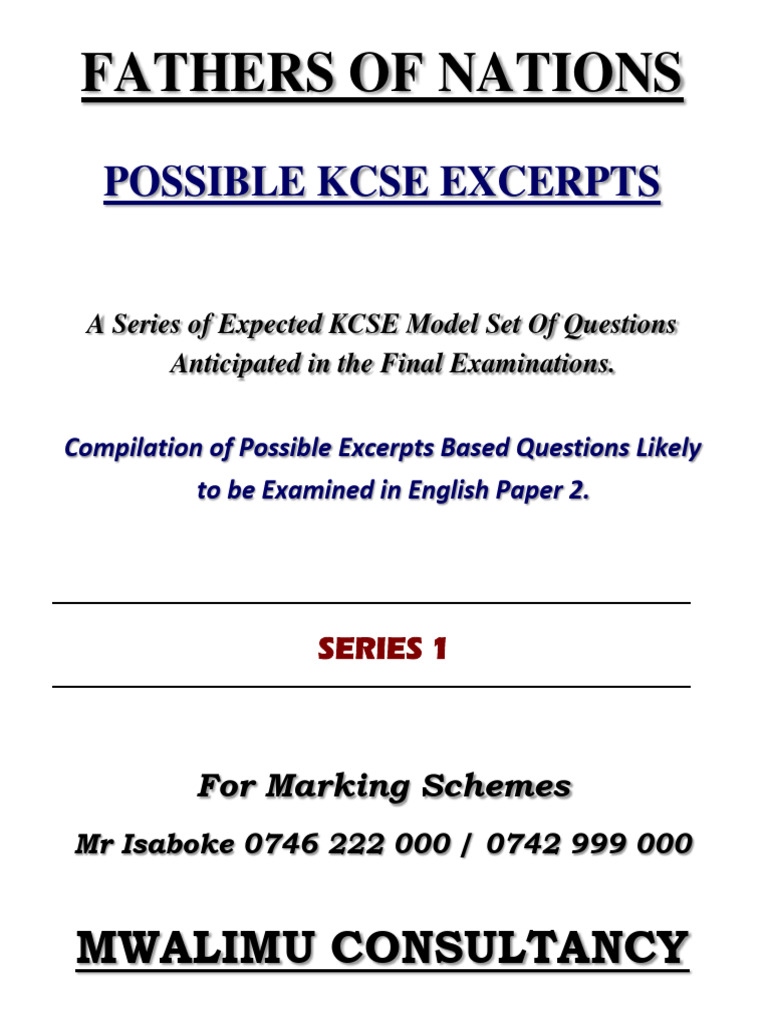 Fathers of Nations Excerpts s1 | PDF