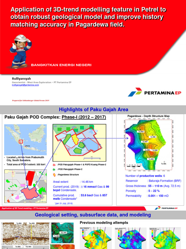 Application of 3D-trend modeling feature in Petrel to obtain robust geological model | PDF ...