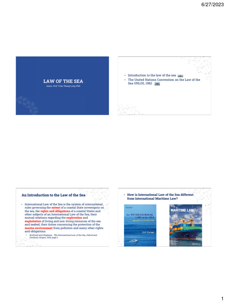 4-Law of the Sea_2024 | PDF | Territorial Waters | United Nations ...
