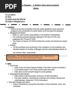 Class 9 Geography Chapter 1 Notes | PDF