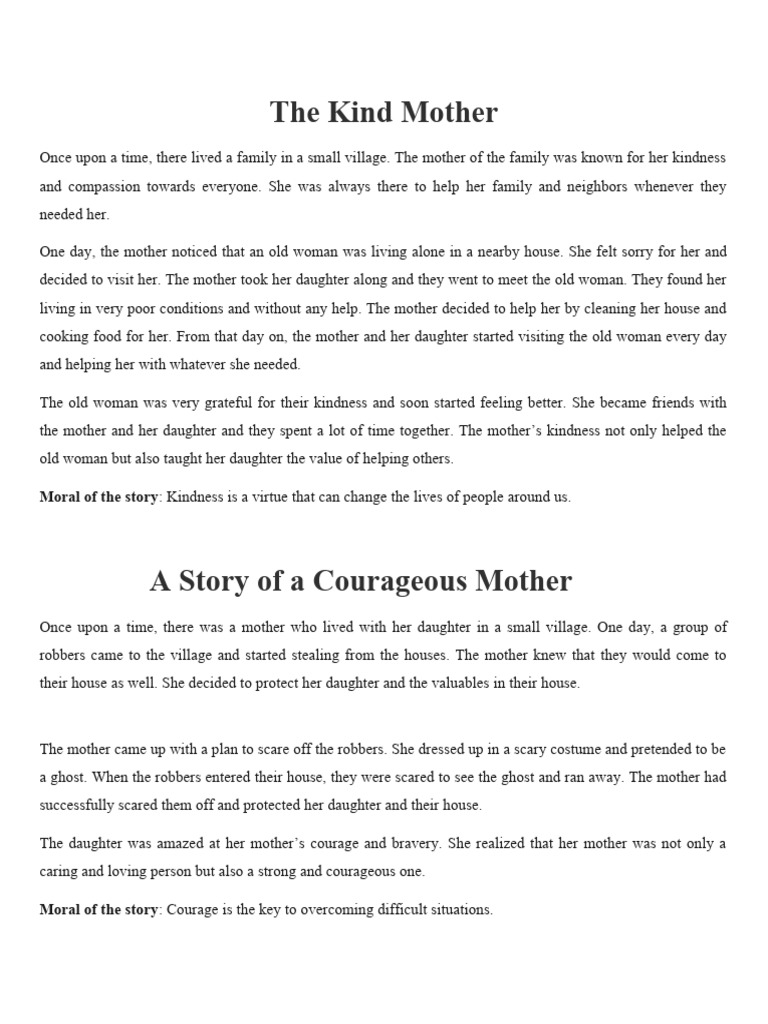 class 1 day plan stories | Download Free PDF | Courage