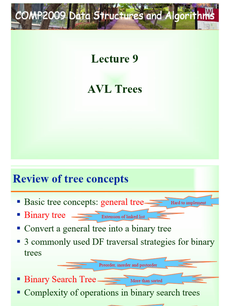 AVL Trees for Computer Science Students | PDF | Algorithms And Data ...