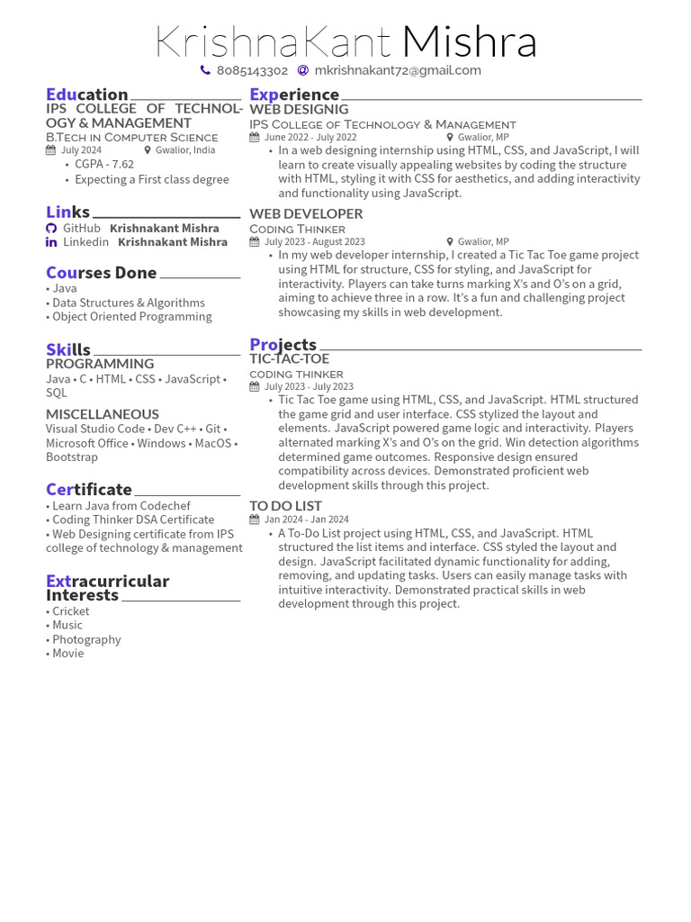 Magical CV | Download Free PDF | World Wide Web | Internet & Web
