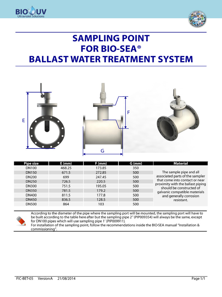 1. FIC-BET-05-Datasheet-Sampling-port | PDF