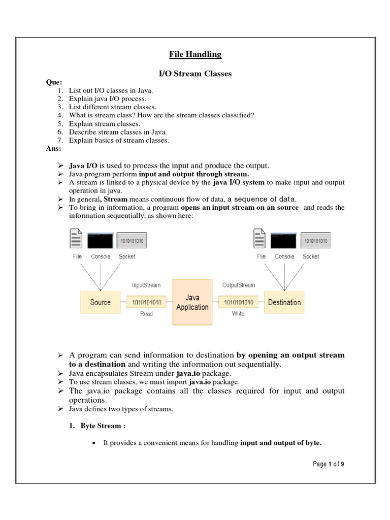 File Handling | PDF | Class (Computer Programming) | Input/Output