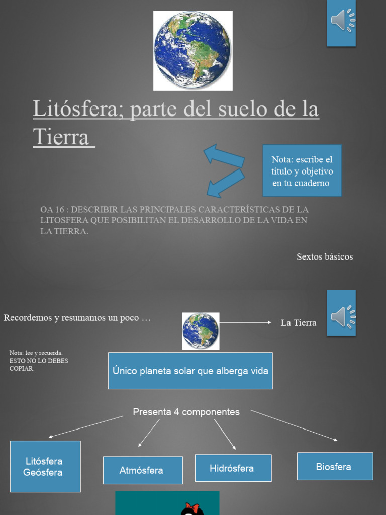 Características de la Litósfera Terrestre | PDF | Tierra | Corteza ...
