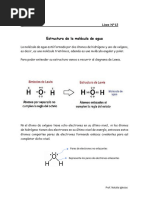 H2O Lewis | PDF | Enlace químico | Propiedades del agua