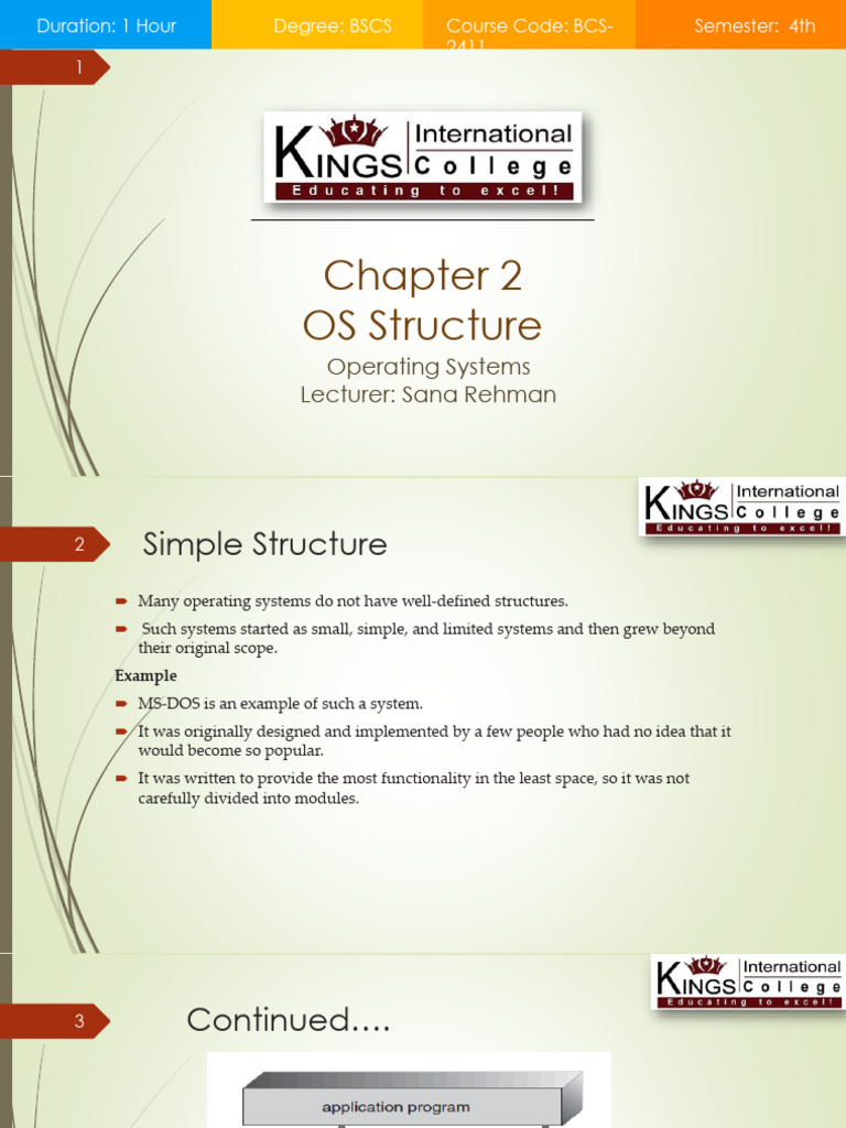 OS Structure | PDF | Kernel (Operating System) | Operating System