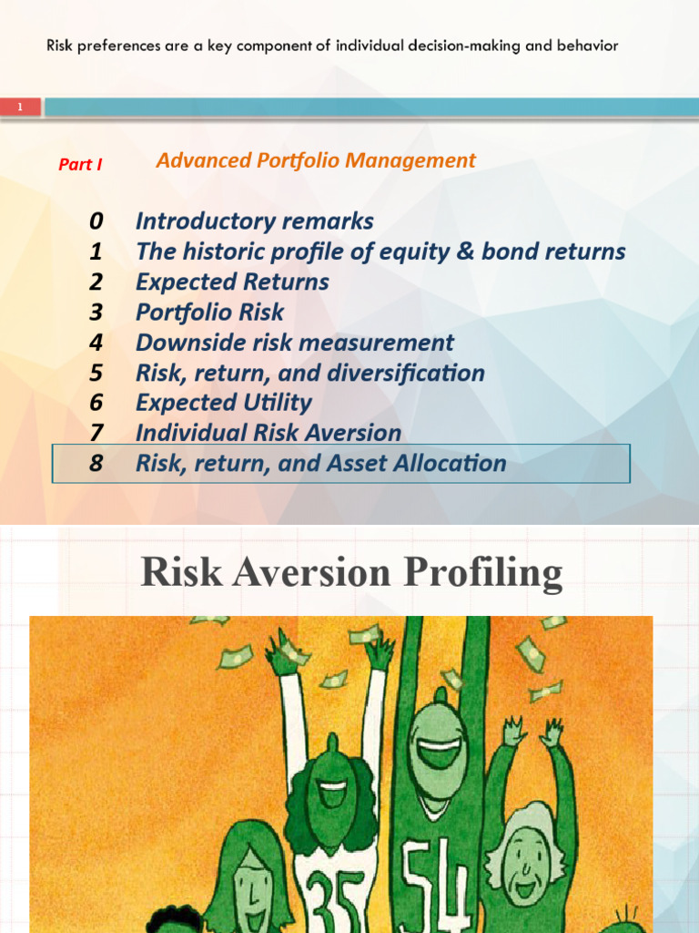 CH6 Apm | PDF | Financial Risk | Risk Aversion