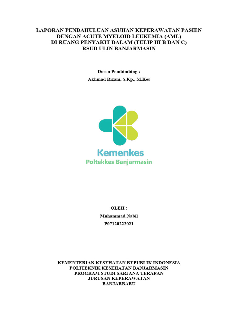 LP Acute Myeloid Leukemia | PDF | Kesehatan Holistik