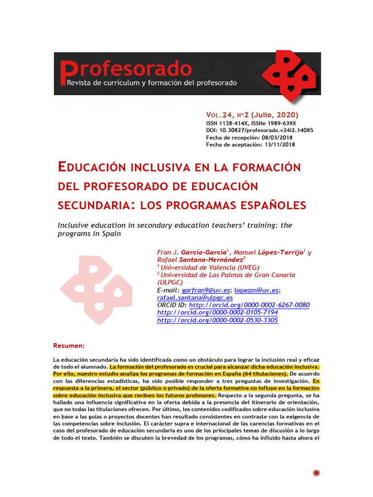 Educacion inclusiva_2 XXXX | Descargar gratis PDF | Maestros | Enseñando