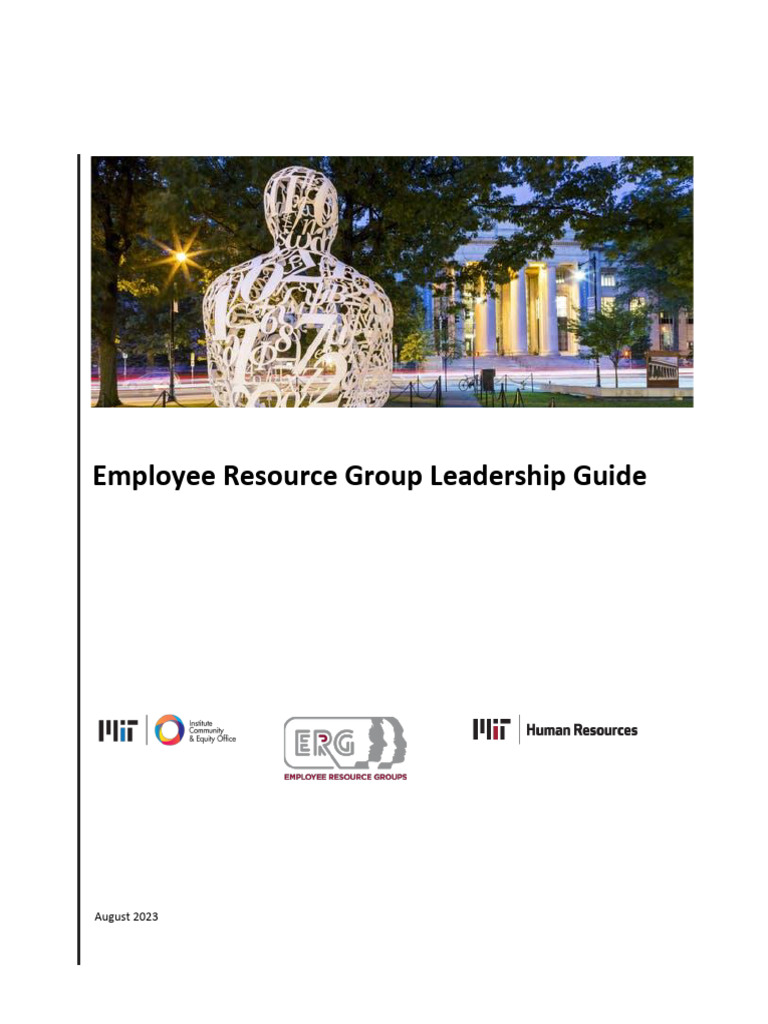 MIT ERG Leadership Guide 2023 | PDF | Leadership | Social Psychology