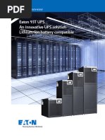 Eaton 93t Ups Datasheet | PDF | Alternating Current | Electricity