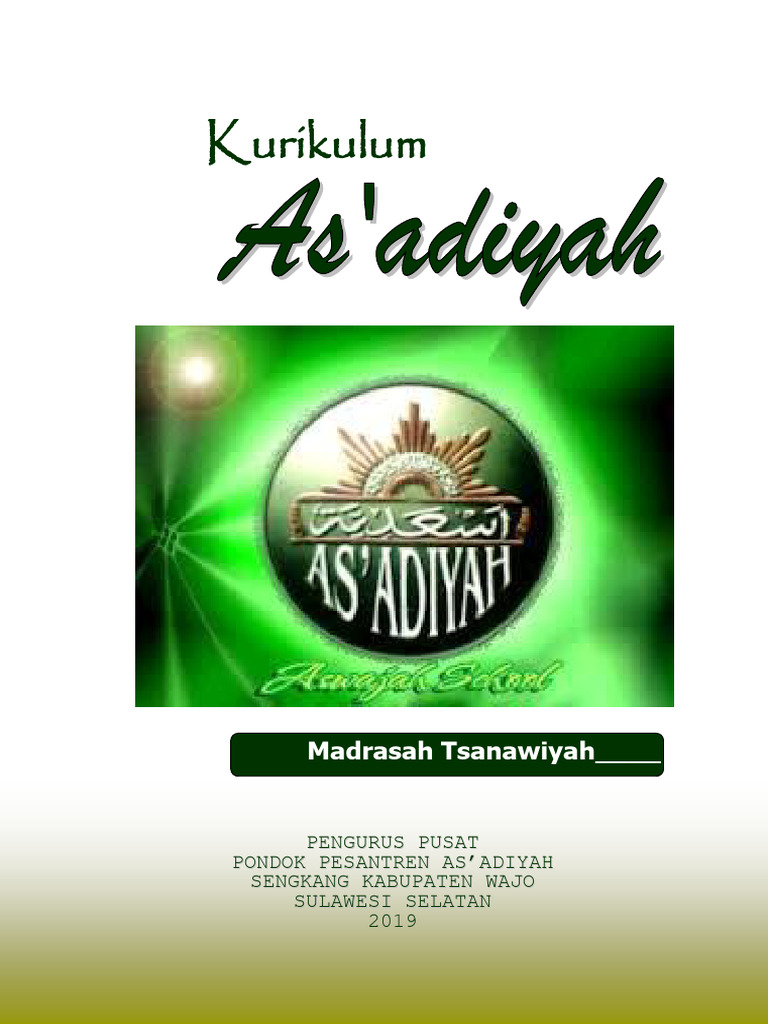 3. Kurikulum As'adiyah_MTs | PDF