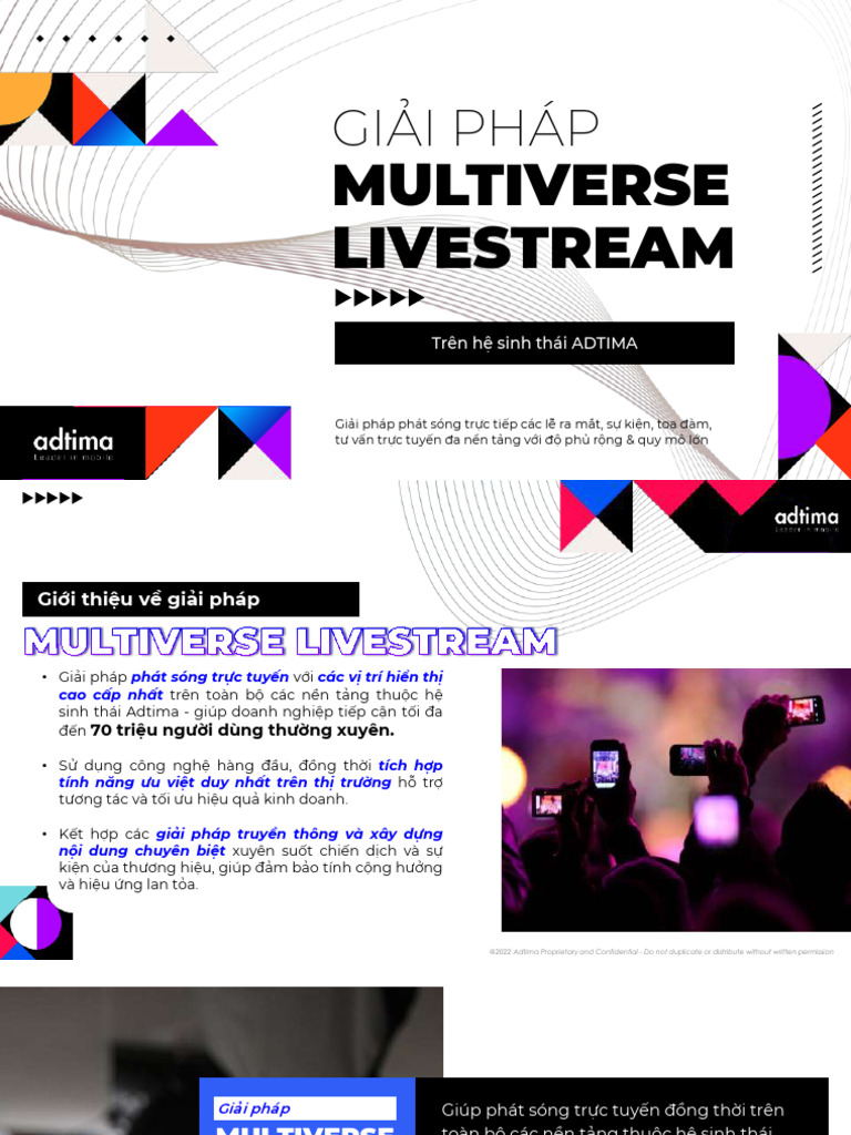 T8.1 Adtima Multiverse Livestream 2022 | PDF