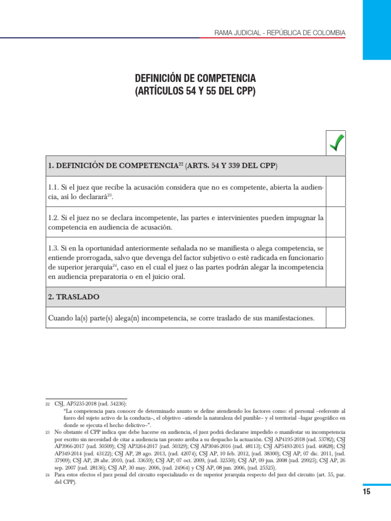Tramite de Competencia CPP | PDF | Justicia | Crimen y violencia