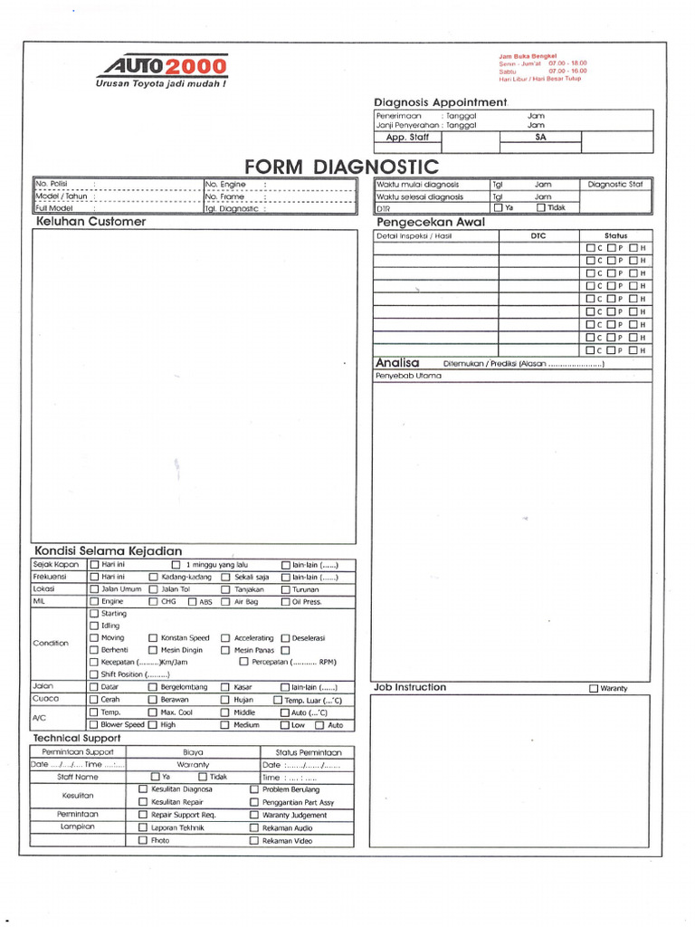Form Diagnosis | PDF