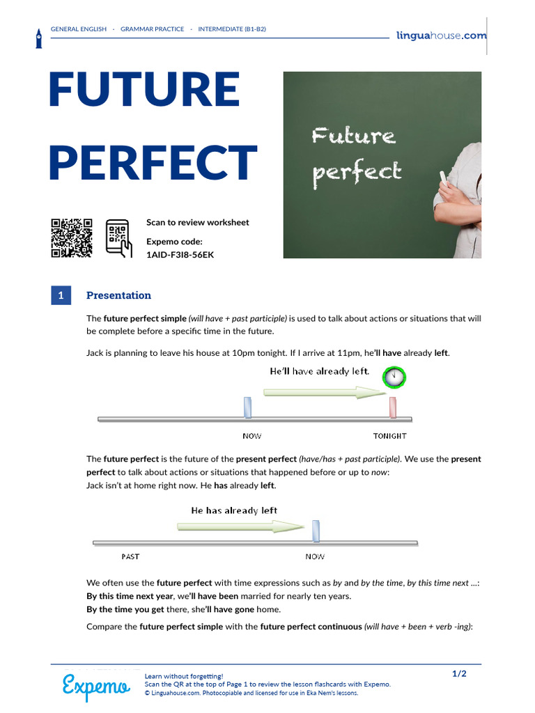 future-perfect-british-english-student | Download Free PDF | Language Mechanics | Grammar