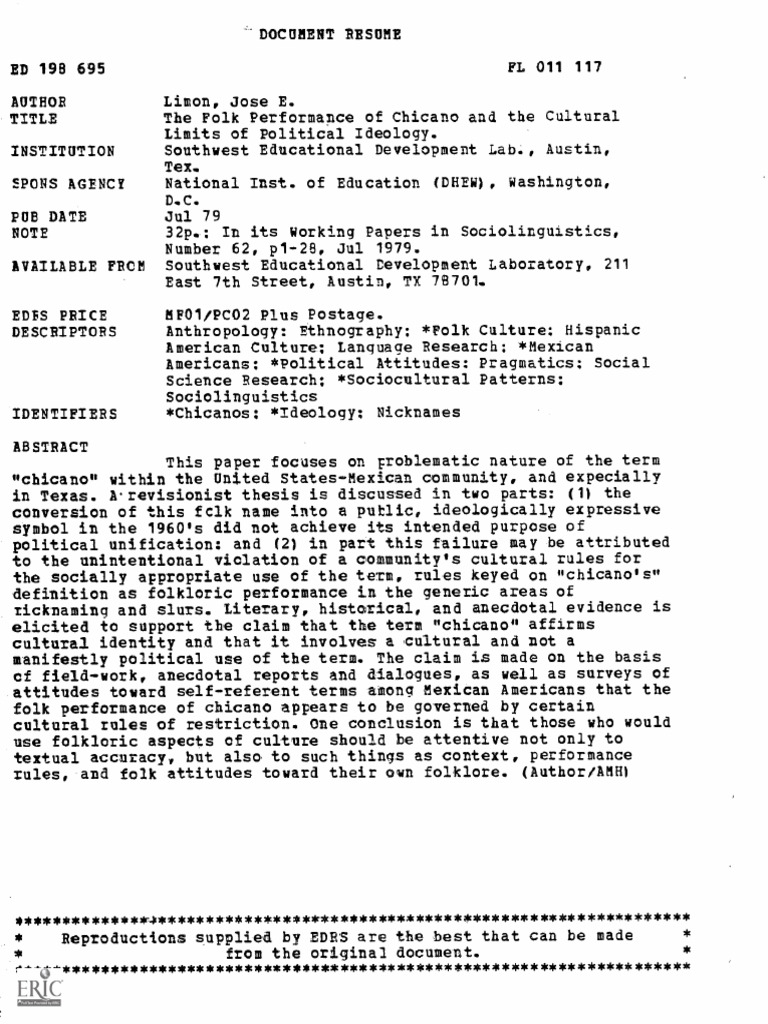 Flklore of Mexic | PDF | Chicano | Folklore