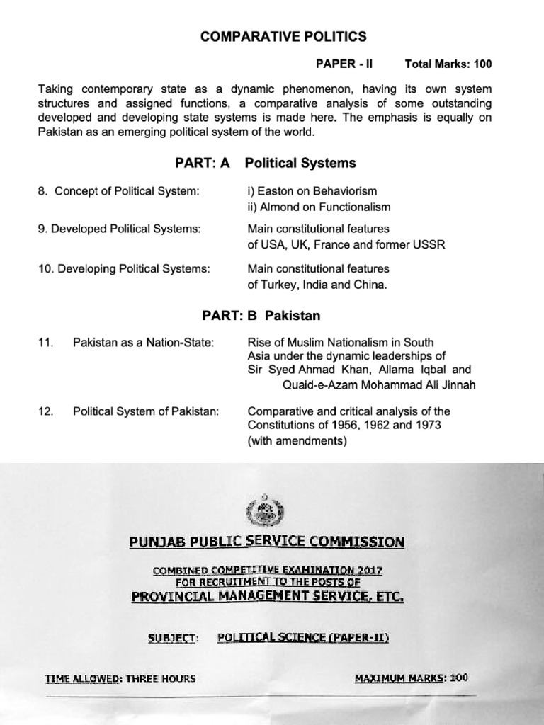 pol sci 2 pastt | PDF