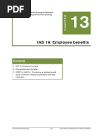 Ind as 19 - Employee Benefits | PDF | Employment | Defined Benefit ...