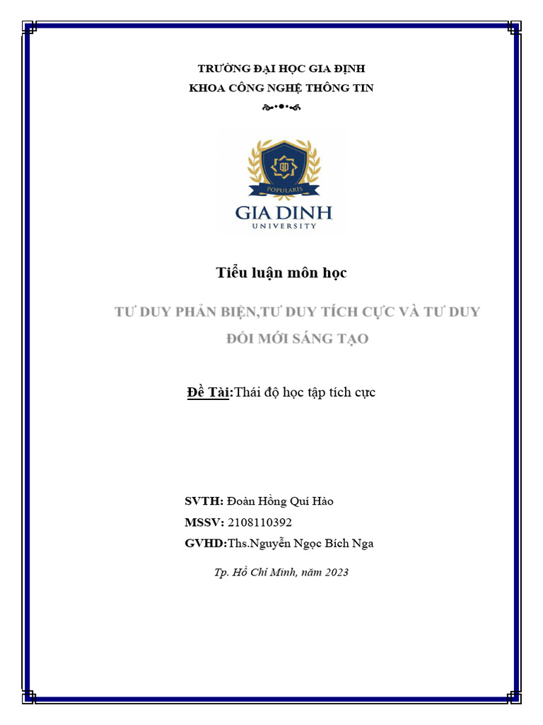 k15dcpm05 - Đoàn H NG Quí Hào - 2108110392 | PDF