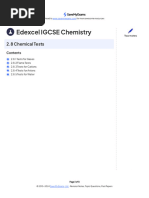 GCSE Chemistry - Test For Gases & Flame Tests | PDF