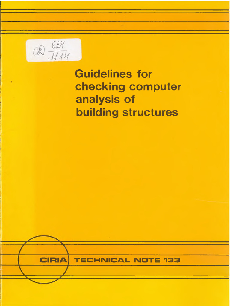 Guidelines for Checking Structural Analysis | PDF | Bending | Beam ...