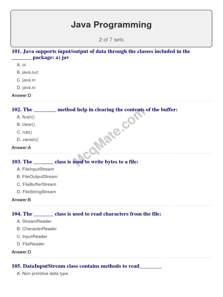 Java-Programming (Set 2) | PDF | Method (Computer Programming) | Class (Computer Programming)