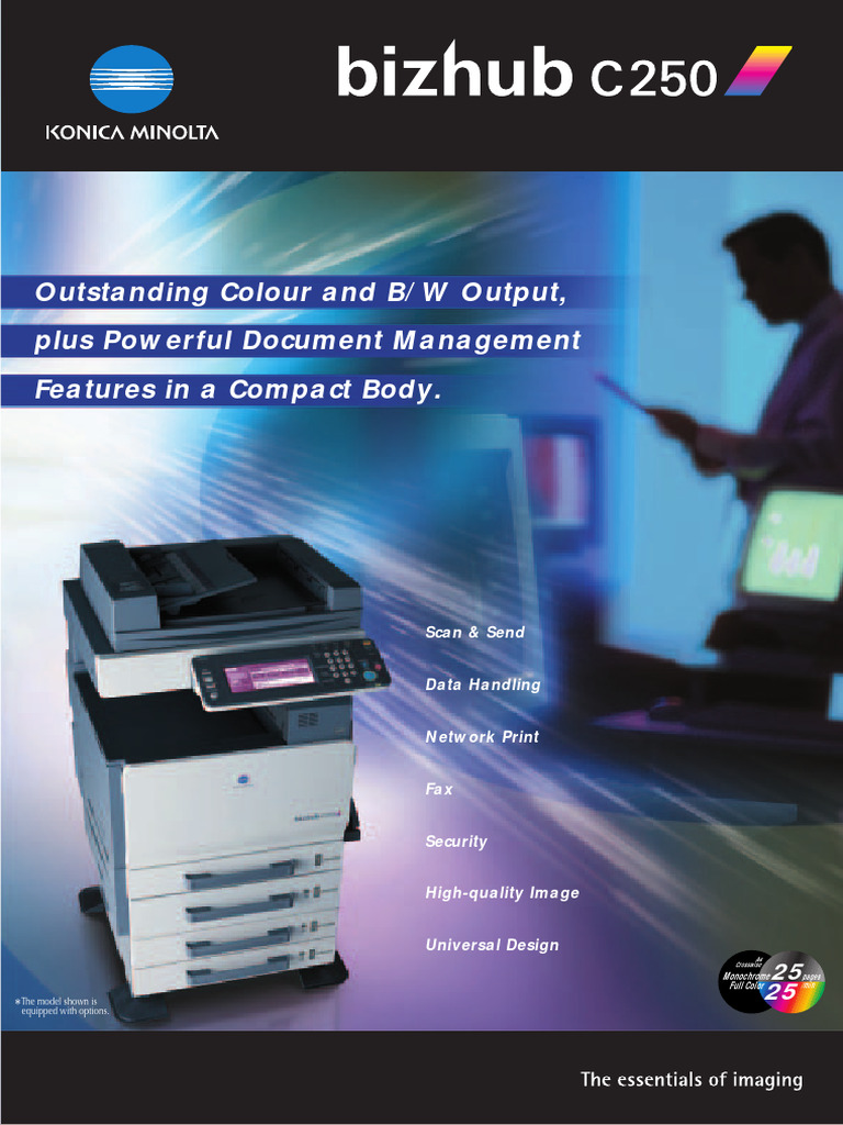 Konica Minolta bizhub C250 Features | PDF | Fax | Image Scanner
