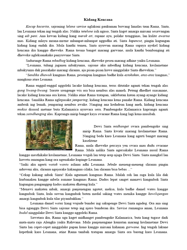 Kidang Kencana | PDF