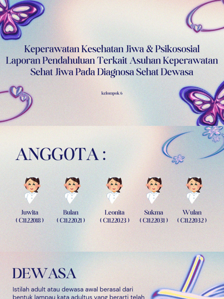 Tugas 10 - Kelompok 6 - Kep Jiwa PPT - Compressed | PDF