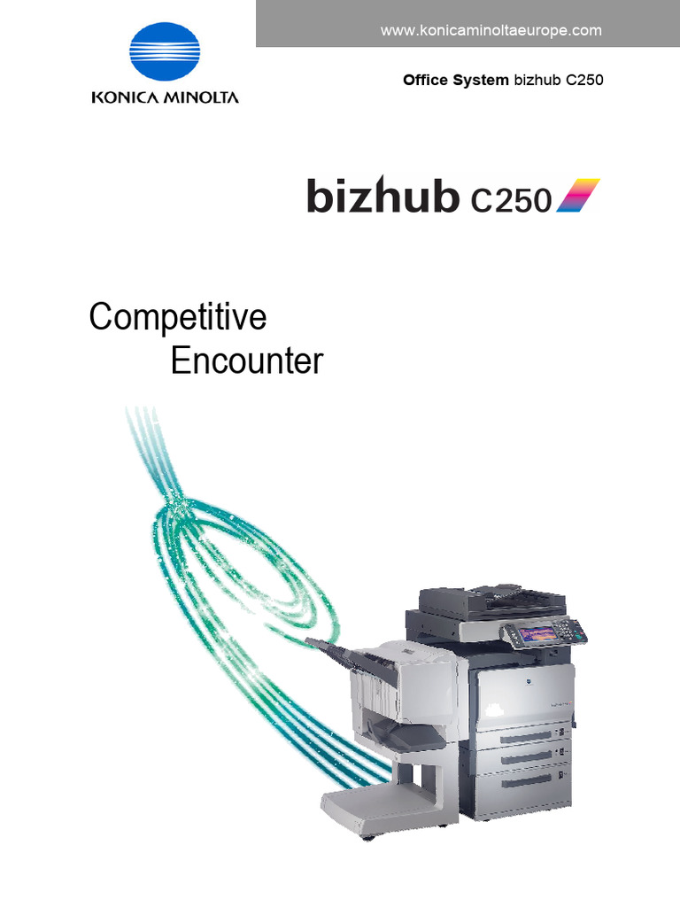 Competitive Encounter Bizhub c250 | PDF | Photocopier | Printer (Computing)