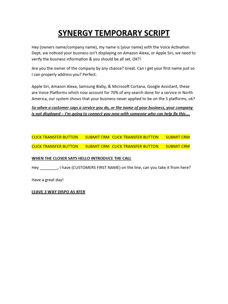 SYNERGY TEMPORARY SCRIPT | Download Free PDF | Software | Computing