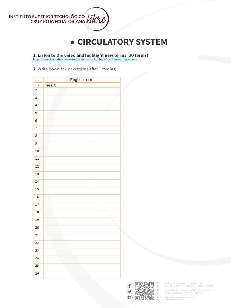 Circulatory System Step 2, 3 | PDF | Science & Mathematics | Computers